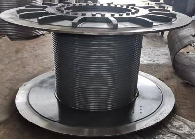 中国 Lebusは油圧電気海洋ウィンチに使用した単一のドラムQ355bに溝を作った 販売のため
