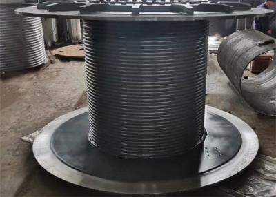 Cina Grande tamburo di vernice di gru con solchi di Lebus, corda di cavo avvolgente, fila automatica in vendita