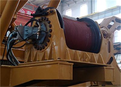 Cina 80t gru da strisciatore Lebus tamburo di verricello a scanalatura per 3-200mm di diametro di corda in vendita