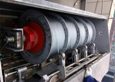 Cina Capacità di 500 m di corda Lebus scanalato 4 sezione tamburo / 6 sezione tamburo per BMU in vendita