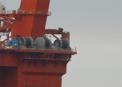 China High Security 15 Ton Hydraulic Winch With Spooling Device High Stability for sale