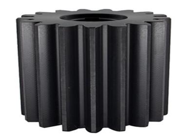 Cina Customized Cylindrical Steel Gear Wheel Quenching Black Color in vendita