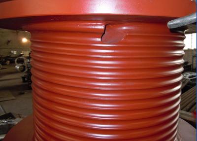 Cina Tamburo di cavo metallico di Lebus 200m, tamburo scanalato dell'argano per Marine Winch in vendita