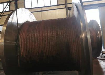 中国 1200mmの直径シリンダーLbsの溝があるケーブル ドラム ケーブル鋼鉄Q335bの材料 販売のため