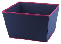 China Blue Collapsible Storage Bin , Foldable Storage Cubes With Lids for sale