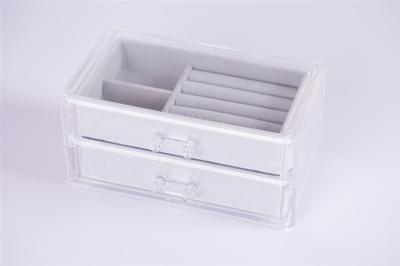 Cina » organizzatore da tavolo dei gioielli 7.48x4.52x3.54, chiaro organizzatore acrilico Drawers dei gioielli in vendita