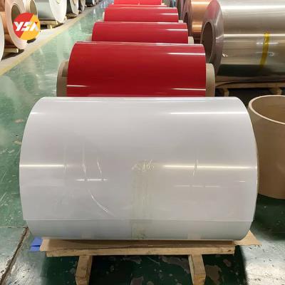 China 3004 color coated aluminum coil special corrosion protection material for home appliance housings 0.2-2.0mm custom sizes for sale
