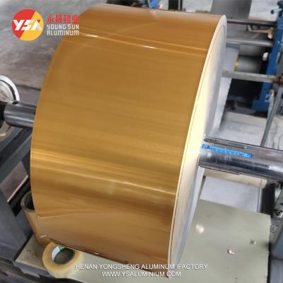 China Factory direct chocolate packaging special food grade golden aluminum foil roll, fresh and moisture-proof for sale