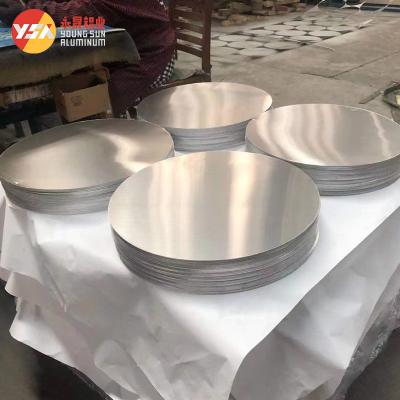 China 1060 1100 high quality aluminum round sheet for wash basin lamp kitchenware H14 for sale