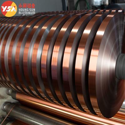 China Double Sided Copper Color AL+PET Mylar Laminating Aluminum Foil for sale