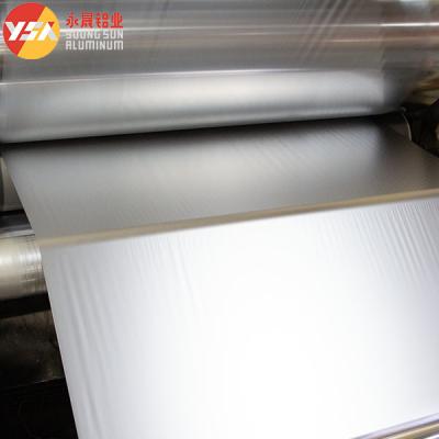 China Flexible Duct Single Side Polyester+AL Foil Laminated Film Material for sale