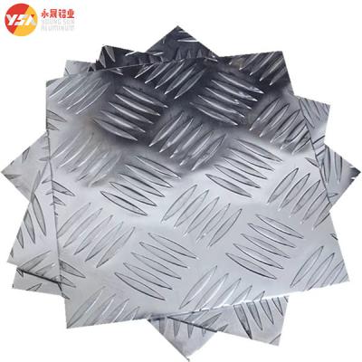 China 5754 5083 5052 Aluminum Chequered Sheet 3003 3105 Aluminum Tread Plates for sale