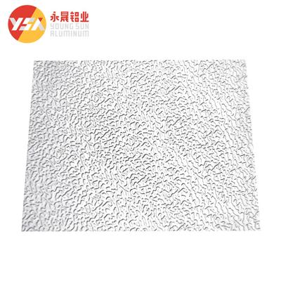 China Stucco Aluminum 0.3-0.8 Mm Orange Peel Embossed Sheet 1000 Series for sale