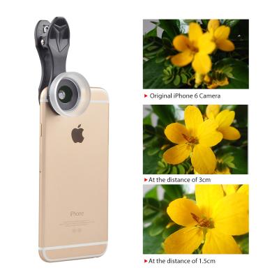 China YISEECA 2017 new 15x super macro lens mobile phone camera lens with universal clip lens for xiaomi  android ios phone for sale