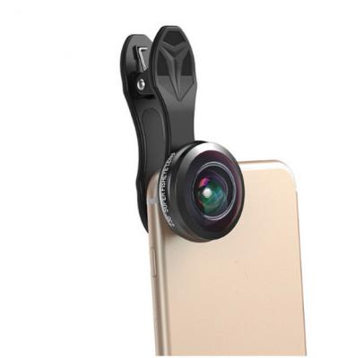 China APEXEL super fisheye lens 238 degree fish eye, 0.2X super Wide angle lens mobile phone camera lens for iPhone Android for sale