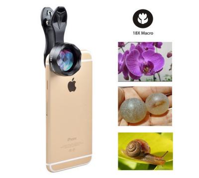 China Yiseeca Professsional photography Macro Lens HD 18X macro mobile phone lens for iPhone 6 7 Xiaomi Android IOS smartphone for sale