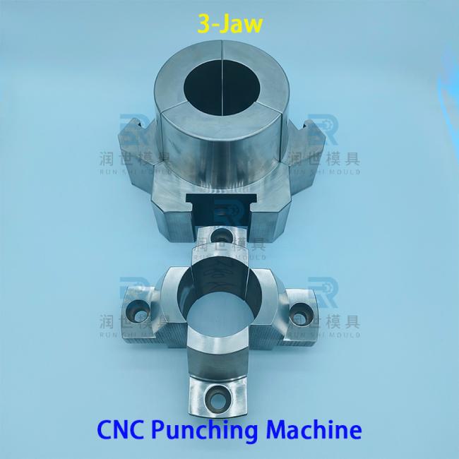 3-Jaw Chuck for CNC Punching Machine - Side View