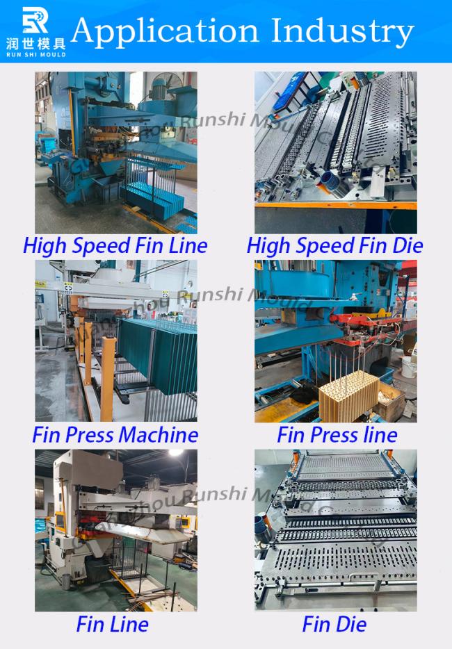 Heat exchanger fins application in HVAC systems