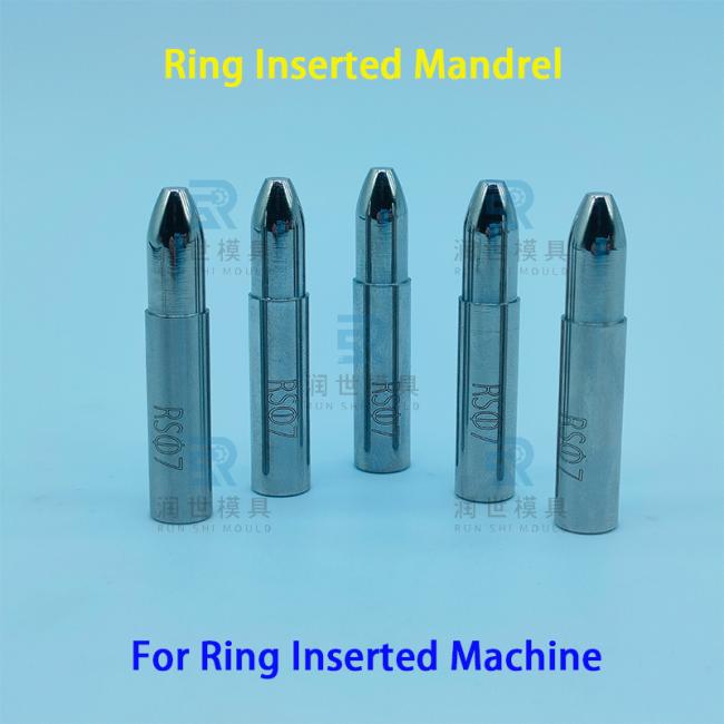 Ring inserted rod component for heat exchanger production