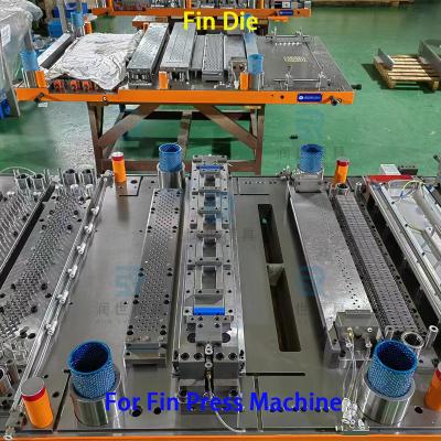 China High Speed Fin Press Die And Servo Control Fin Press Line For Pressing Aluminum Foil for sale