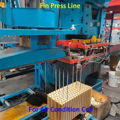 China Professional Open Type Fin Press Line Fin Stamping Machine For Aluminum Copper Steel for sale