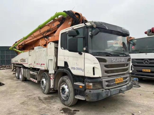 Zoomlion 56m Contractor Used Concrete Pump Second Hand Equipment