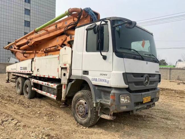 Zoomlion 47m Actros 4141 Concrete Pump Pipe Used Heavy Machine