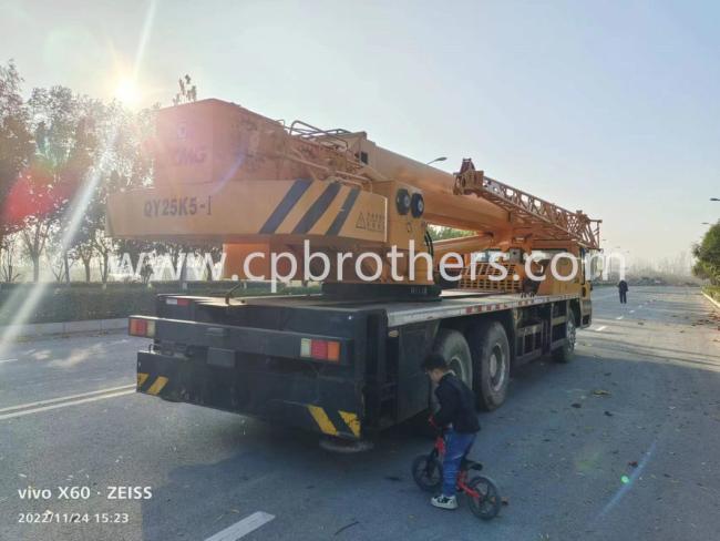 2019 Xg 25ton Used Truck Crane Truck-Mounted Telescopic Crane