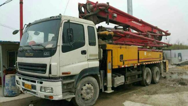 Concrete Mixer Machine Pm 38 Meter Concrete Pump with 4 Boom Sections