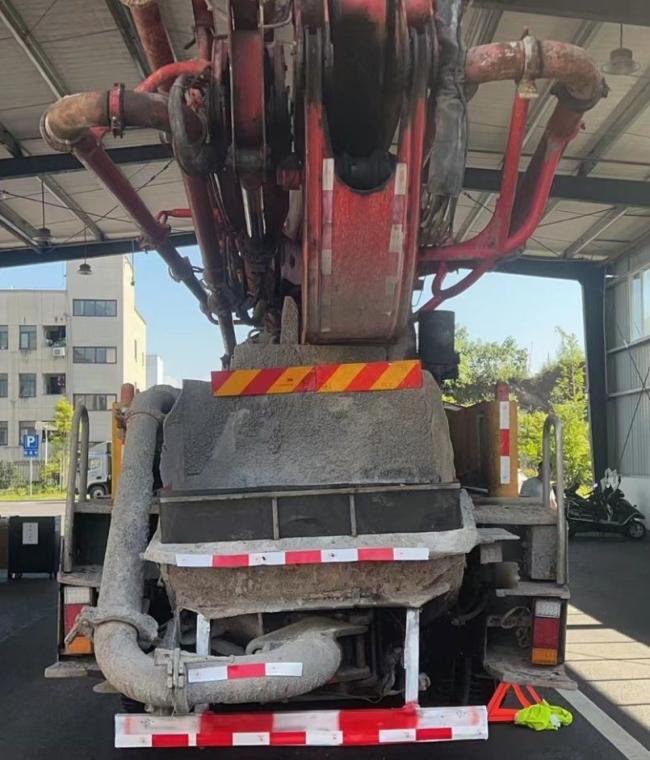Used Putzmeister Concrete Trailer Pump 46m Static Pump for Sale