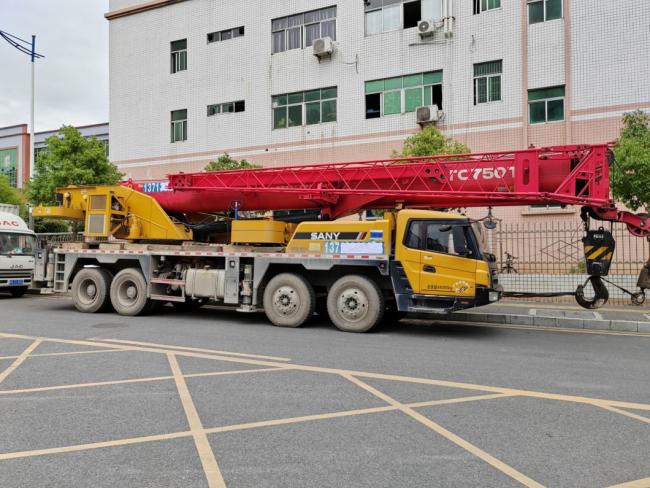 2019 Used Crane Truck Mobile Crane 55t Crane with Good Condition Stc550t Knuckle Boom Crane