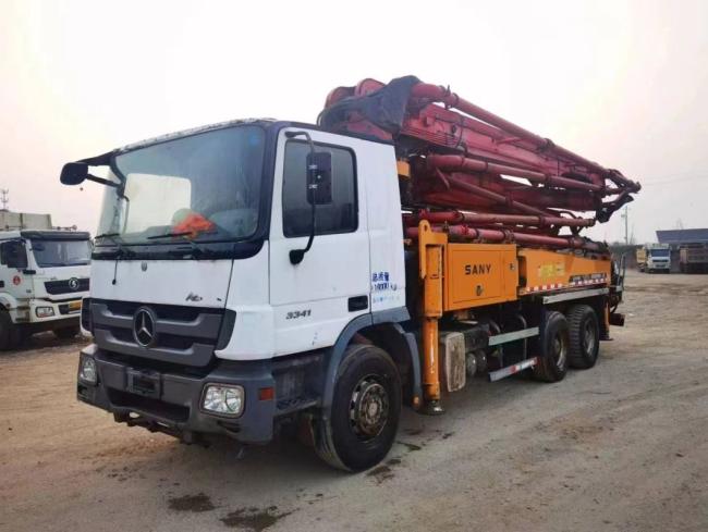 Concrete Mixer Machine Used Sy 38 Meters Concrete Pump M Boom Sections