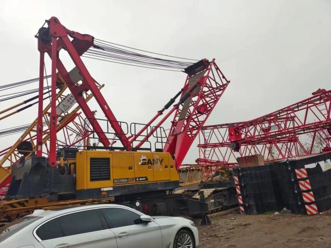 Top Brand Track Crane Crawler Crane Sc1500A-1 150t Construction Equipment