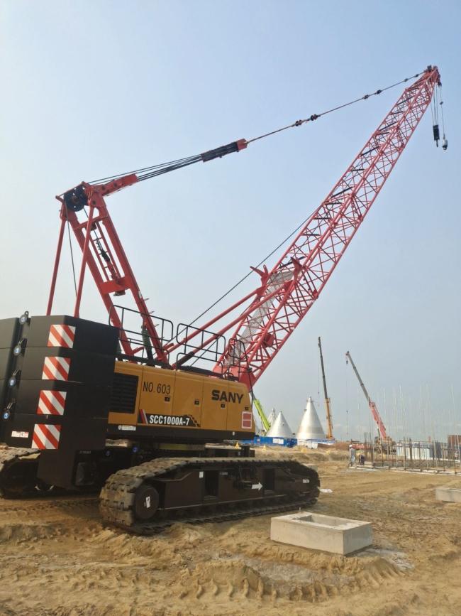 Sy Crawler Type Equipment 100 Tons Crawler Crane Sale