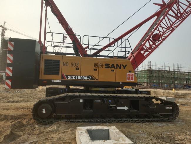 Sy Crawler Type Equipment 100 Tons Crawler Crane Sale