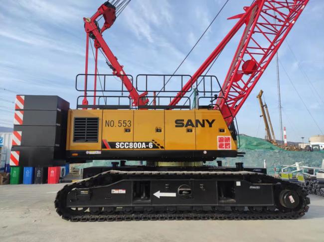 2022 Top Original Quality Sy Scc850A-6 85t Crawler Crane Used Crane Construction Machine with Good Price