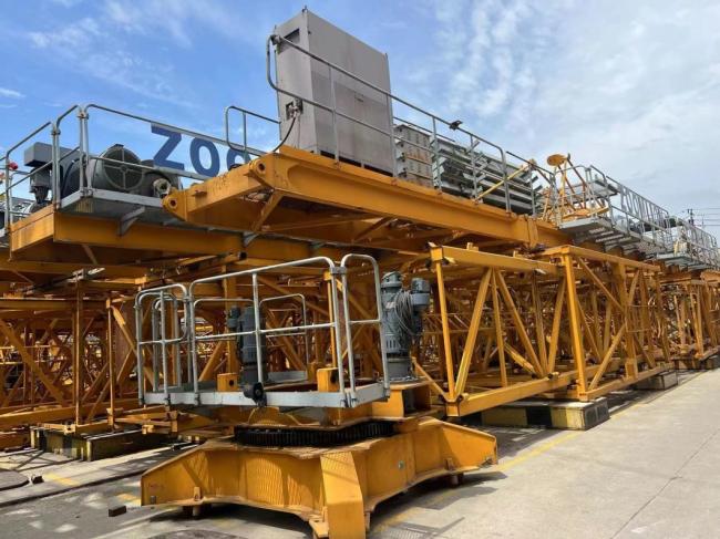 Year of 2016 Used Zoomlion L400 Boom Luffing Jib Tower Crane