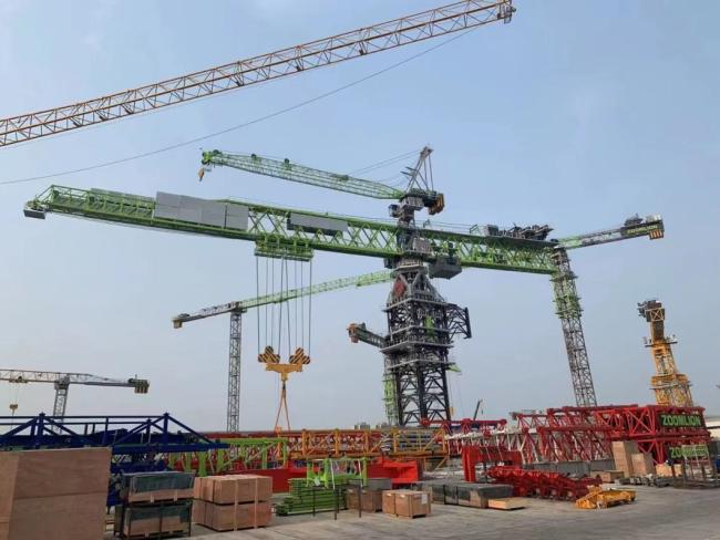 Used Tower Crane Zoomlion W6513-6 2018 Year of Machine for Sale