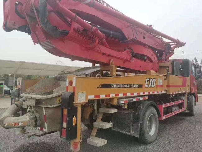 Sy 39 Meter Used Concrete Pump Truck Good Price in Good Condition