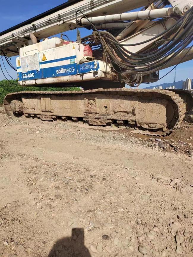 2012 Solimec Sr80 Hydraulic Rotary Drilling Rig Core Barrel Rock Drill Foundation Construction Equipment Used Drill Rig