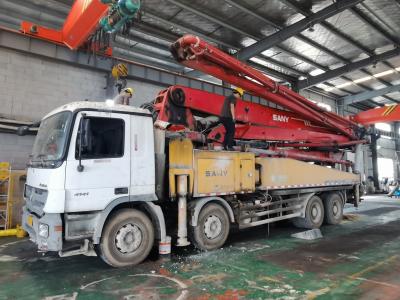 中国 ベンツのコンクリートポンプ 48メートル最大垂直範囲と38380kg総重量 販売のため