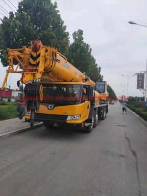 China 50 Tons Hydraulic Crane Lifting Machine with 3 Shafts Maximum Lifting Weight 16t for sale