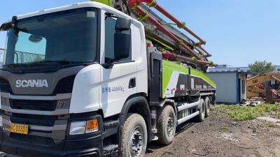 China Semi-Dry Shotcrete Ready-Mix Concrete Pump Truck with Zoomlion 56meter Used Pump Offer for sale