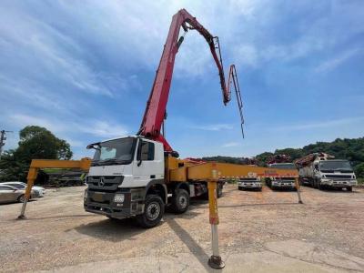 Cina Pompa per calcestruzzo montata su camion 56 metri macchina per calcestruzzo usata per progetti in vendita