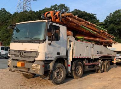 Cina Pompa per camion usata per macchinari da costruzione Zoomlion 56m Pompa per calcestruzzo usata Arancione in vendita