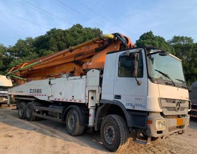 Cina Pompa per camion usata per macchinari da costruzione Zoomlion 56m Pompa per calcestruzzo usata Arancione in vendita
