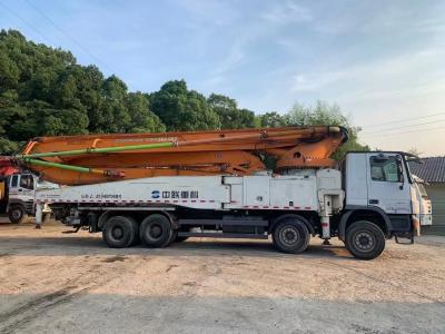 Cina Pompa per camion usata per macchinari da costruzione Zoomlion 56m Pompa per calcestruzzo usata Arancione in vendita