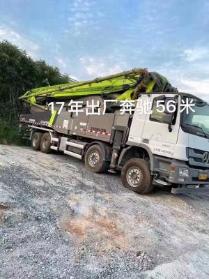 China Construction Used Heavy Equipment Zoomlion 56m Concrete Truck Pump Semi-Dry Shotcrete for sale
