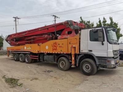 Cina Macchine da costruzione usate Pompa per calcestruzzo da 62 metri Peso totale 53000 kg Pompa a scarico in vendita