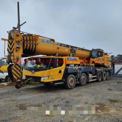 중국 XCT100 6 셰프트 번호 좋은 상태 Xugong 100 톤 이동 크레인 사용 중장비 판매용